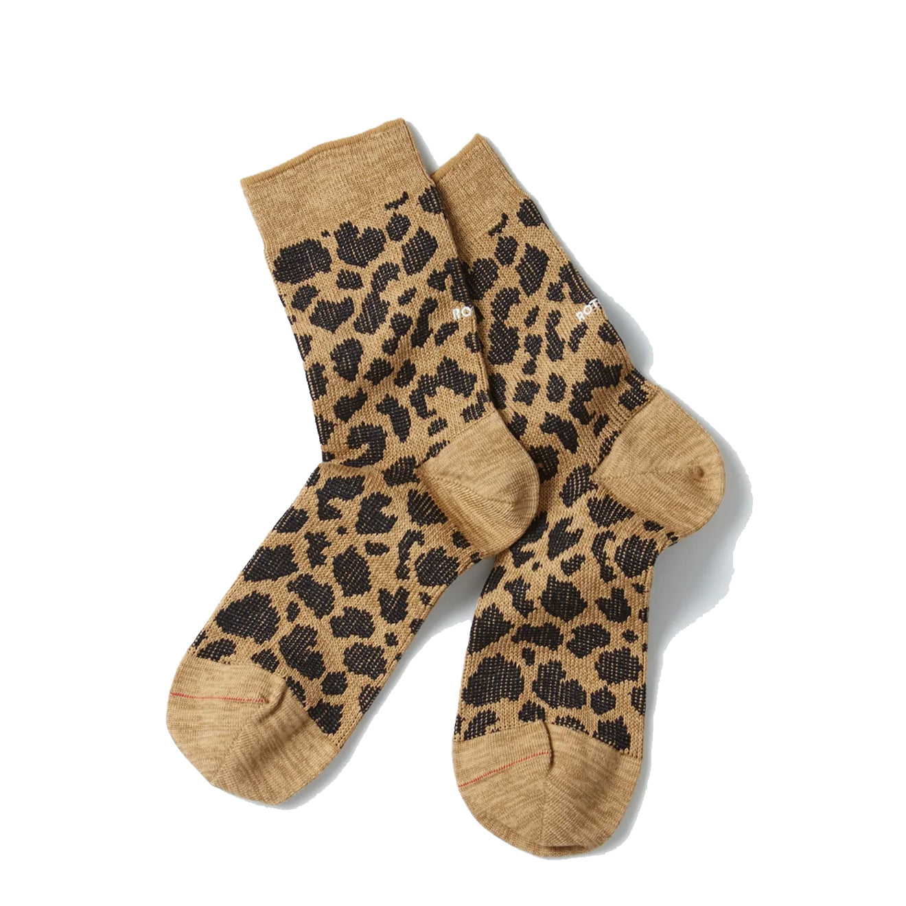 Rototo Leopard Sock Beige | Yards Store