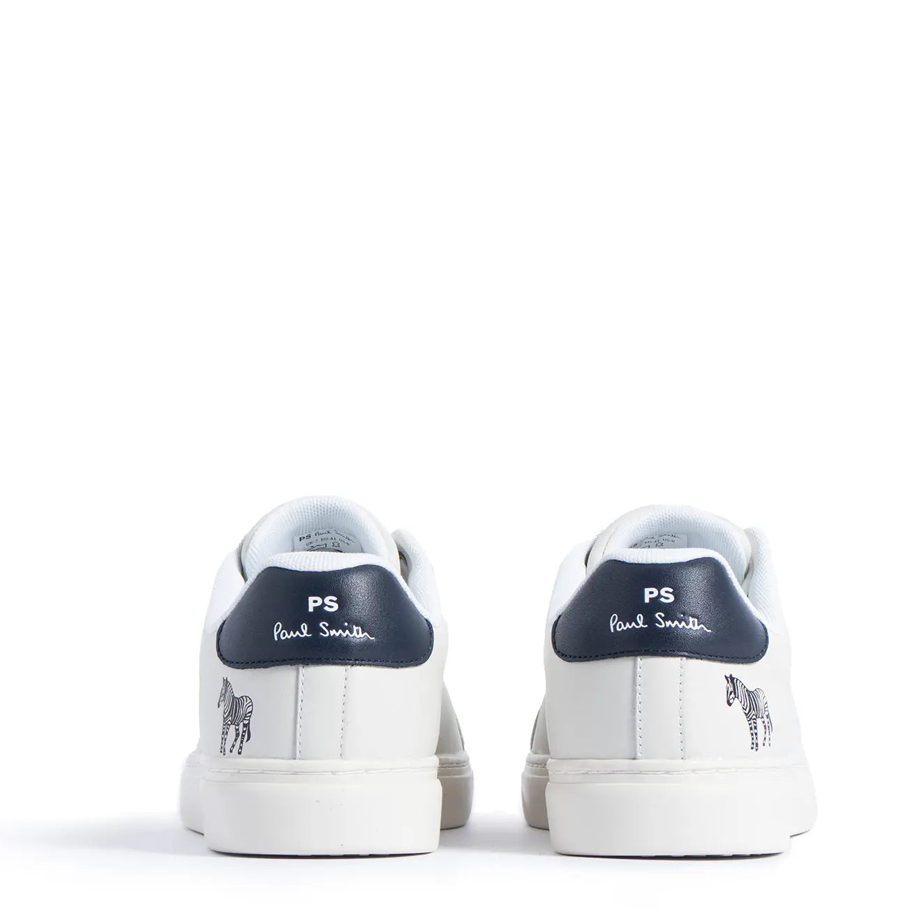 Paul Smith Rex Zebra Trainers White Leather | Yards Store