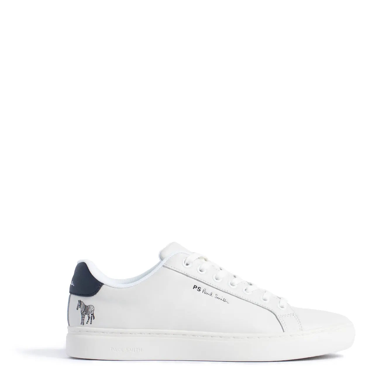 Paul Smith Rex Zebra Trainers White Leather | Yards Store