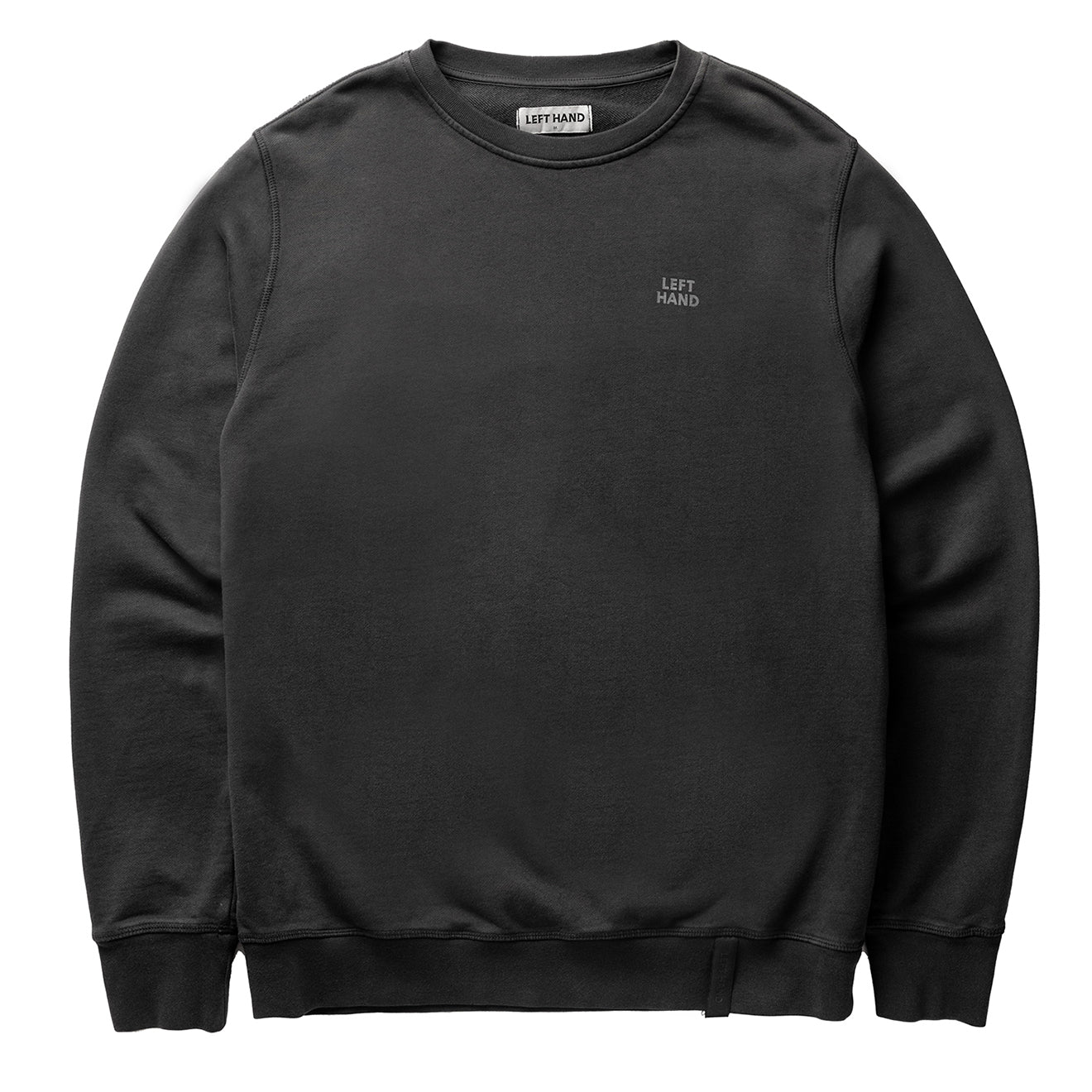 Left Hand Core Crew Sweatshirt Black | Yards Store