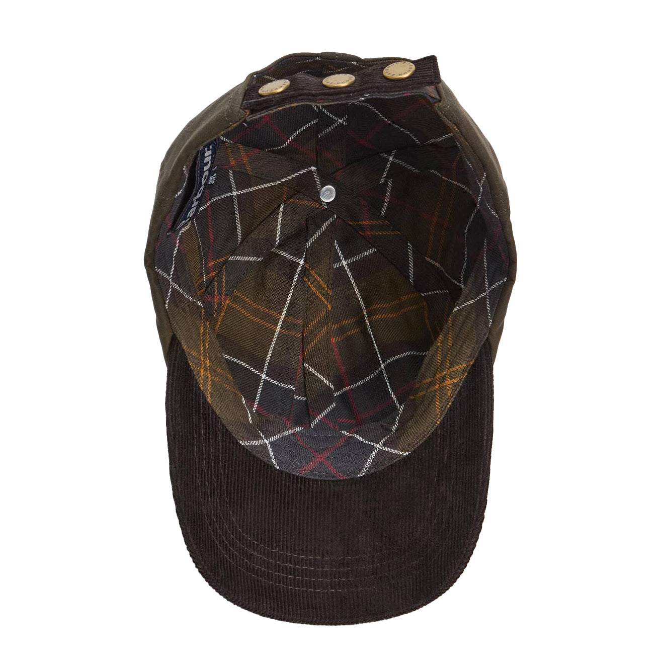 Barbour Ashby Cap Olive/Brown | Yards Store