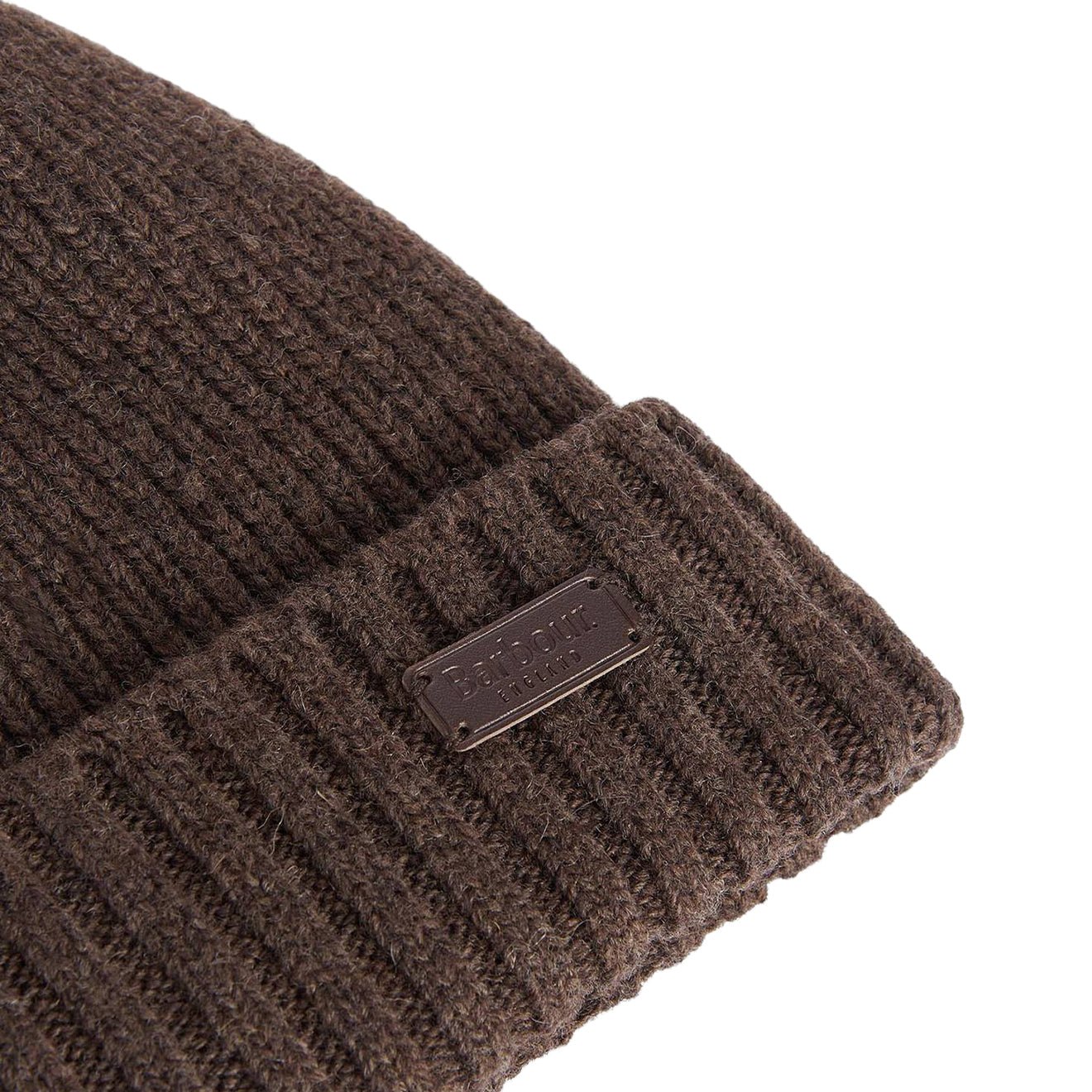 Barbour Carlton Beanie Hat Mid Brown | Yards Store