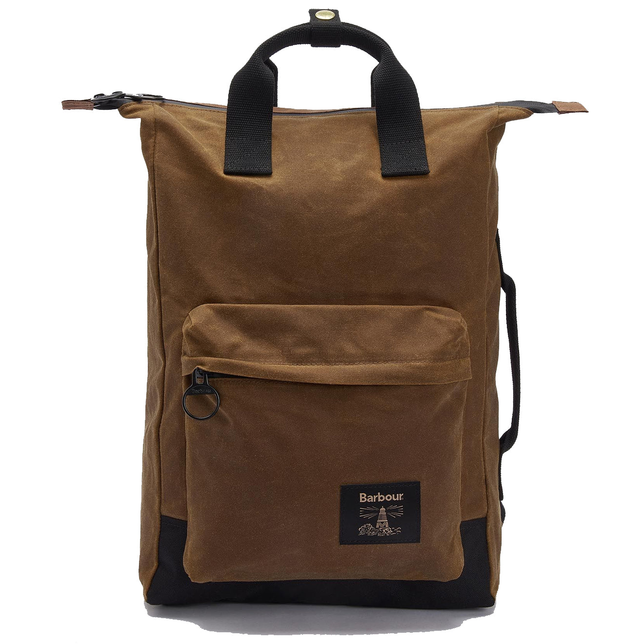 Barbour Field Wax Backpack Tan/Black | Yards Store