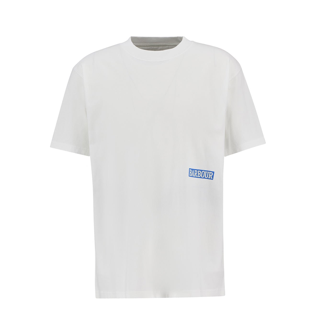 Barbour 'Mr Solway' Oversized Graphic T-Shirt White | Yards Store