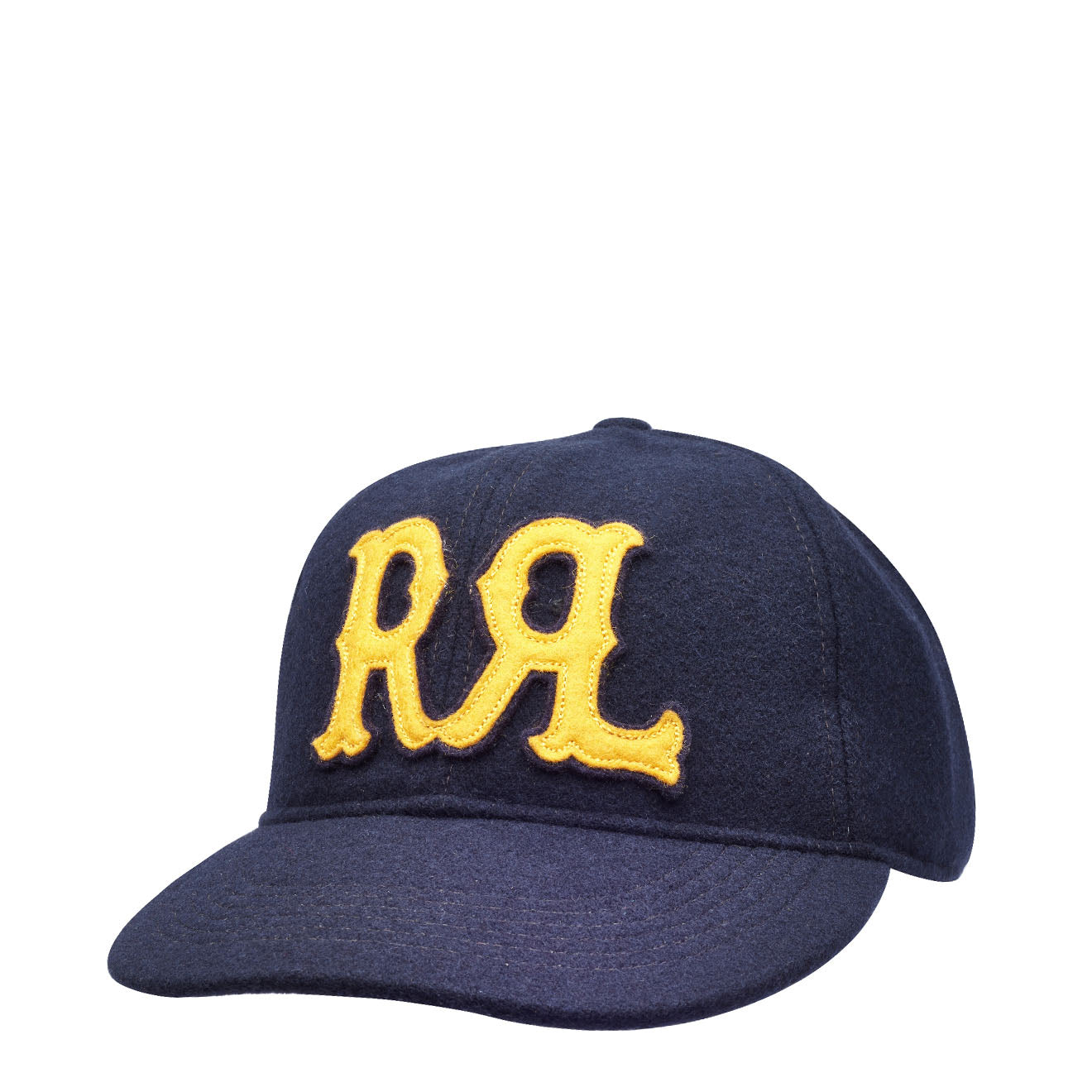 RRL by Ralph Lauren Appliqu√©d Felt Ball Cap Navy | Yards Store
