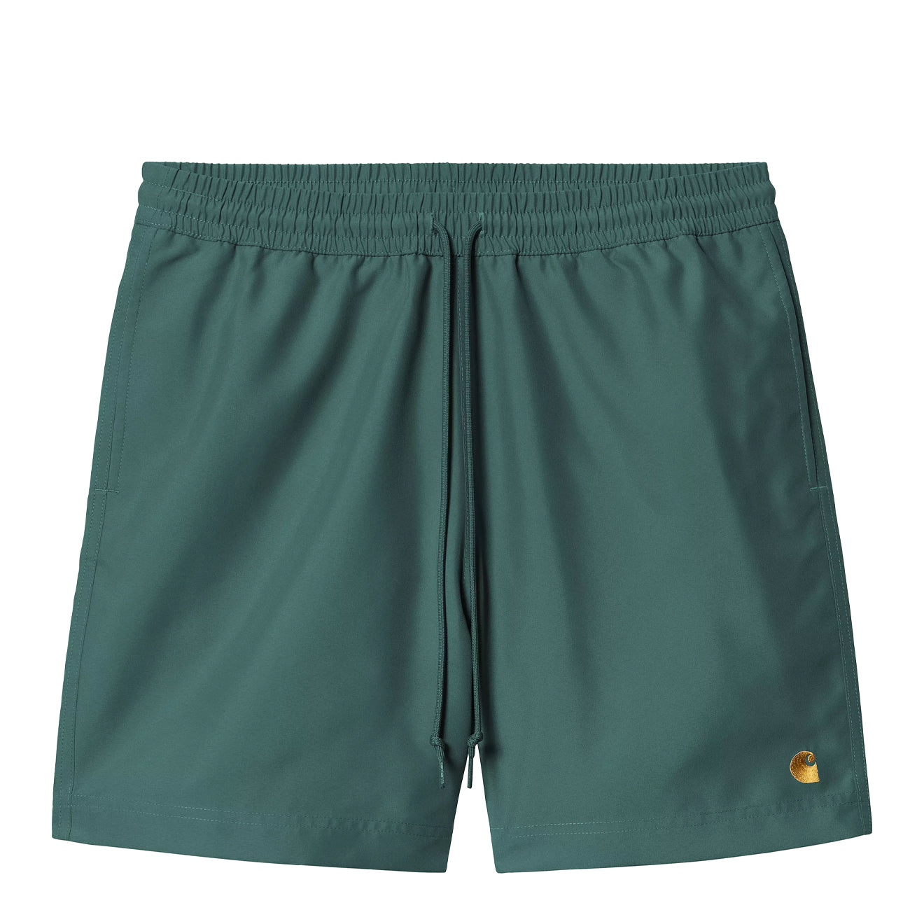 Carhartt WIP Chase Swim Trunks Rainforest / Gold | Yards Store