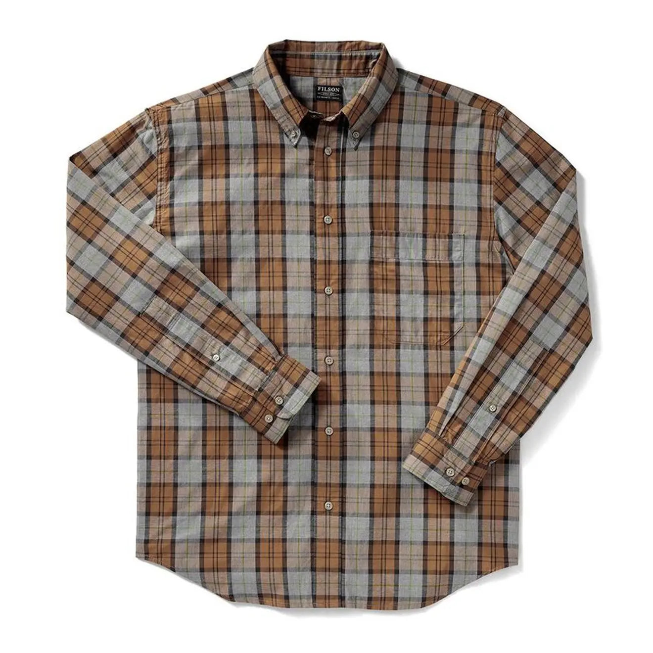 Filson Sutter Sport Shirt Bronze Heather Gray | Yards Store