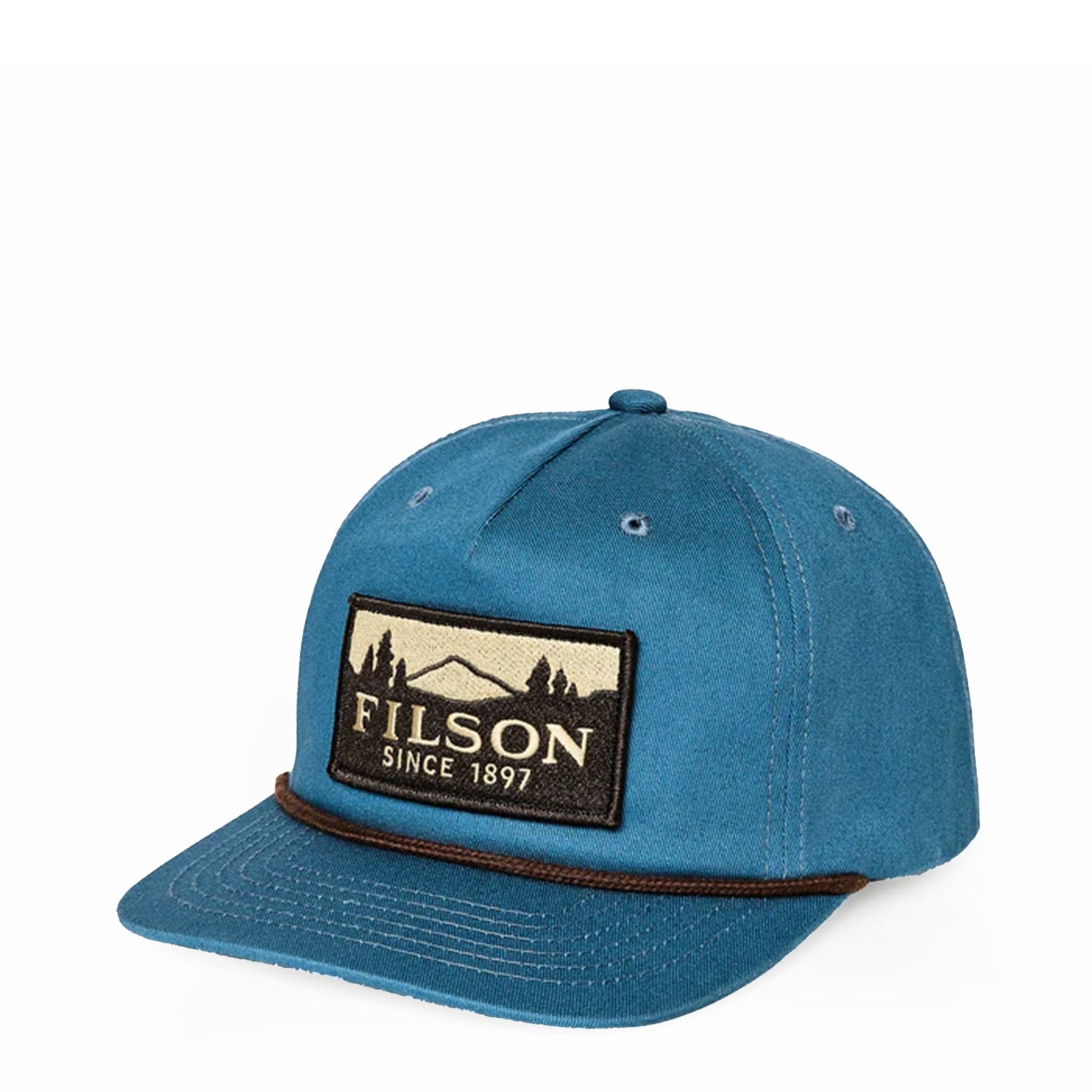 Filson Trucker Cap With Scenic Patch Slate / Filson | Yards Store