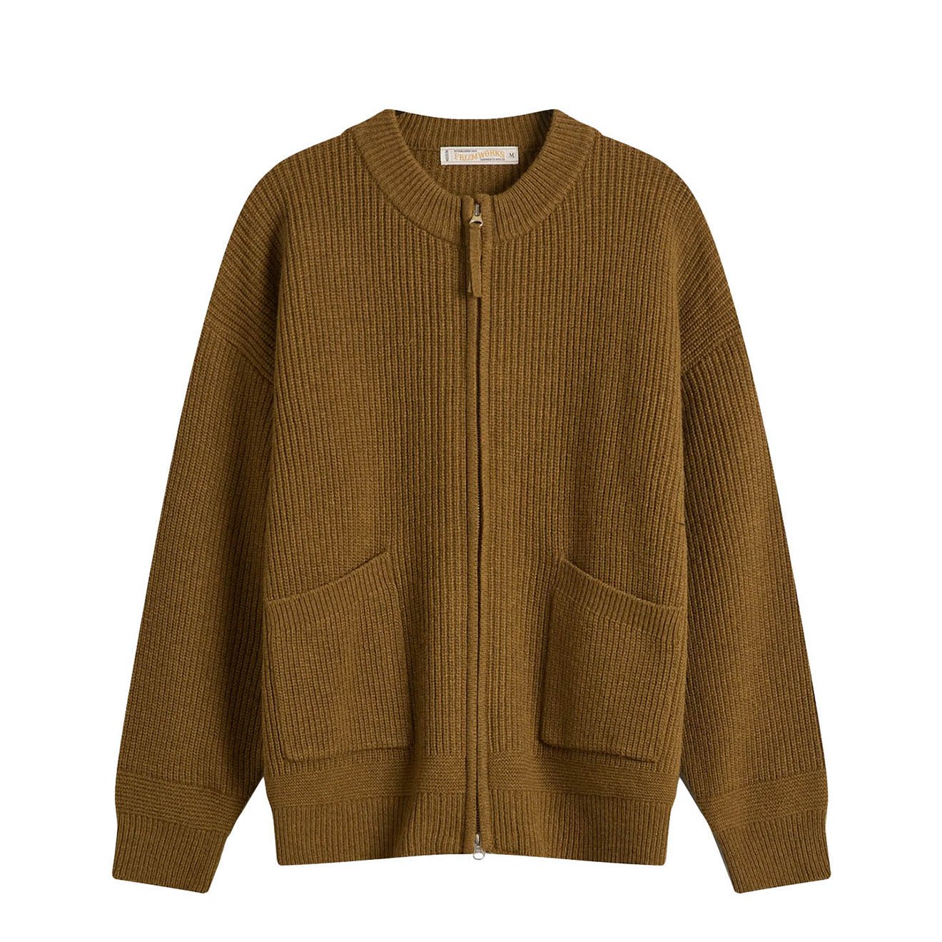 Frizmworks Wool Deck Zipup Cardigan Cinammon | Yards Store