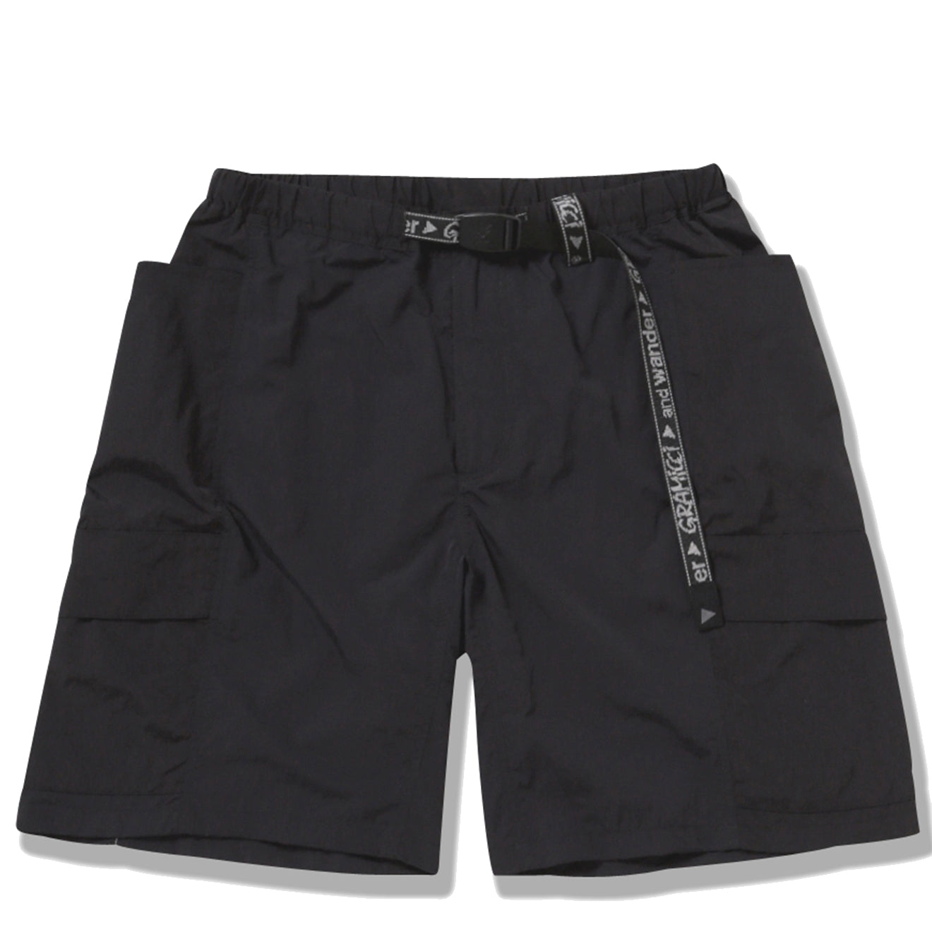 Gramicci x And Wander Patchwork Wind Short Black | Yards Store