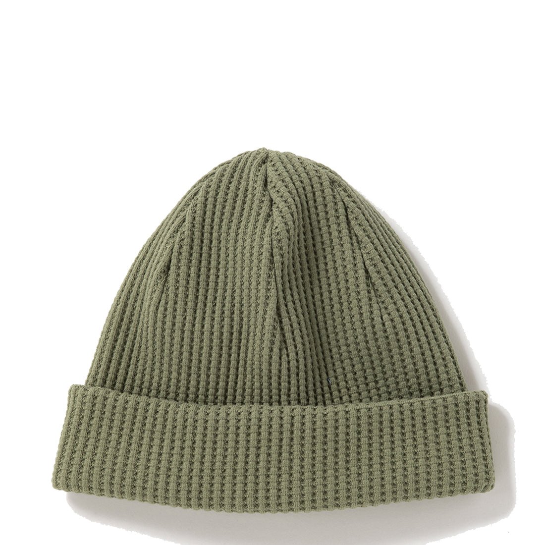 Jackman Waffle Knit Cap Olive | Yards Store
