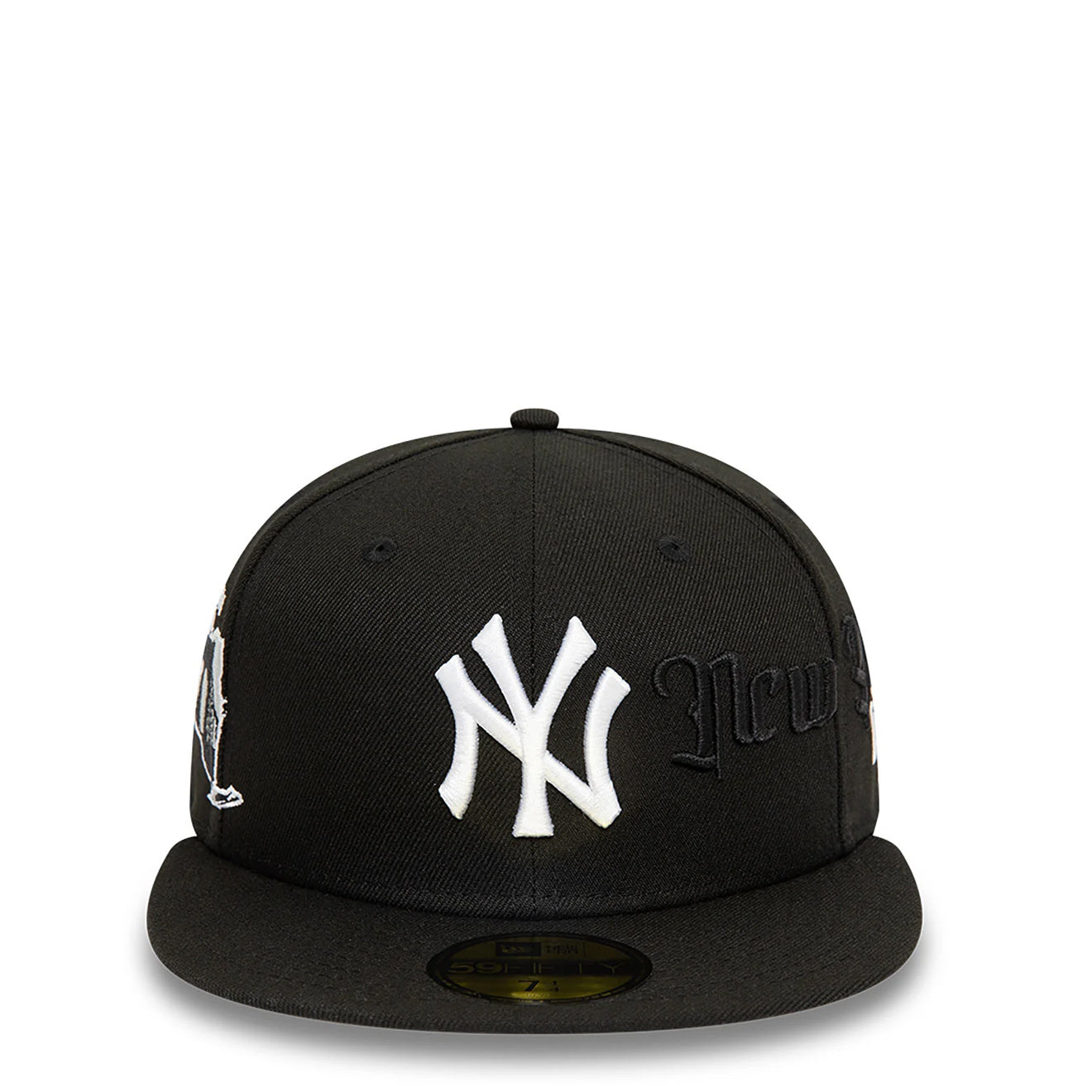 New Era 59FIFTY Script Neyyan Cap Black / White | Yards Store Menswear