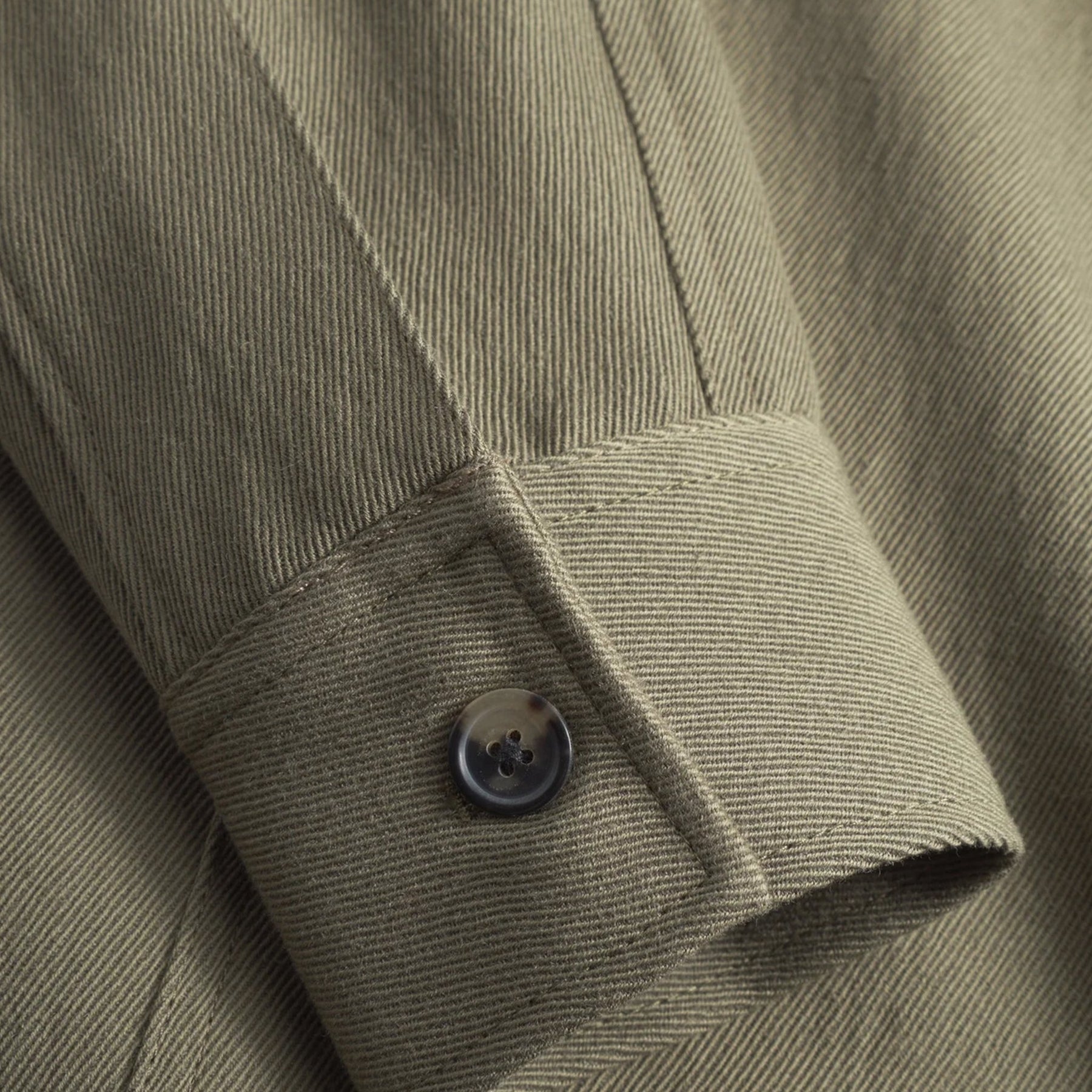 Norse Projects Aksel Cavalry Cotton Wool Windstopper Jacket Olive Night ...