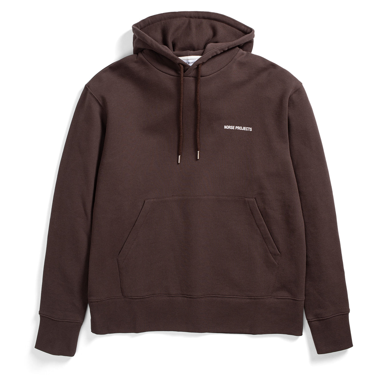 Norse Projects Arne Logo Hoodie Heathland Brown | Yards Store