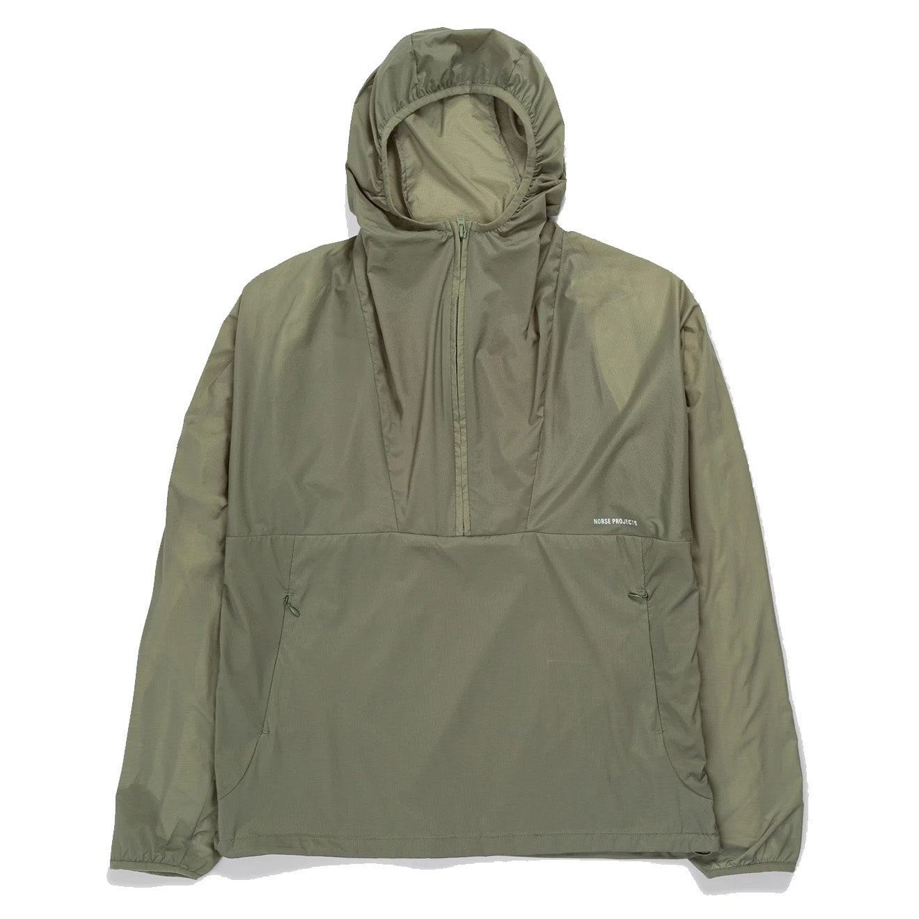 Norse Projects Herluf Light Nylon Jacket Dried Sage Green | Yards ...