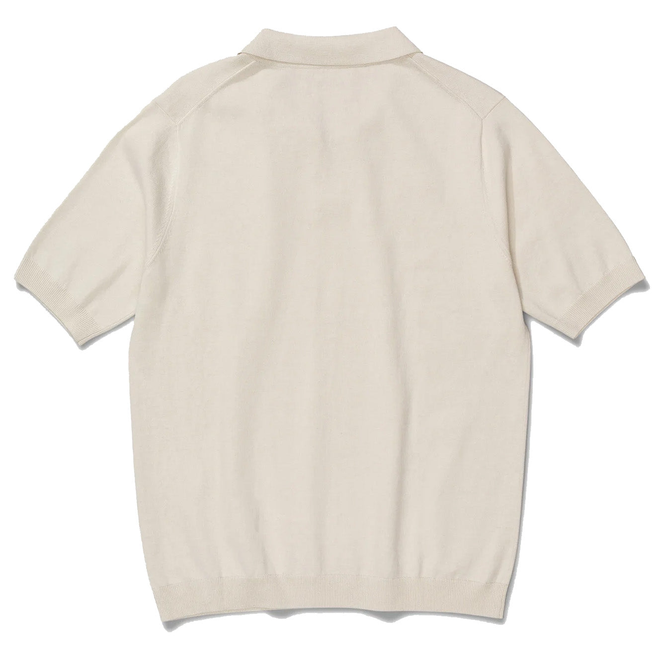 Norse Projects Leif Cotton Linen Polo Shirt Kit White | Yards Store