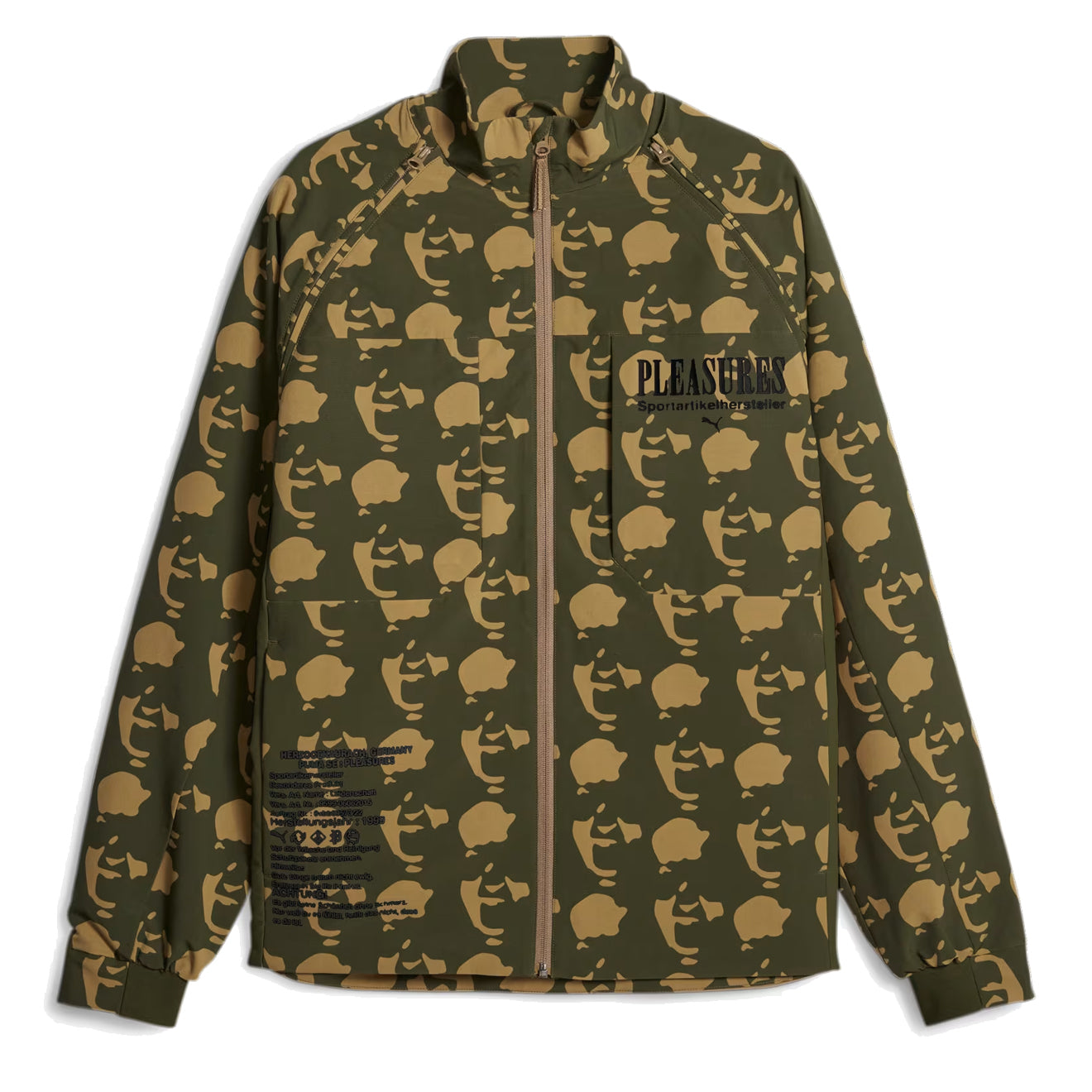 Puma Puma X Pleasures Zip-Off Jacket Chocolate Chip | Yards Store