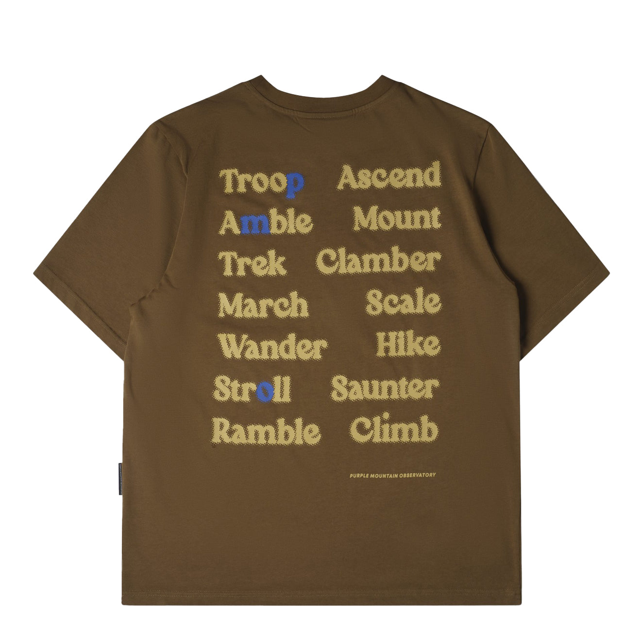Purple Mountain Observatory Ascend S/S Tee Dark Olive | Yards Store