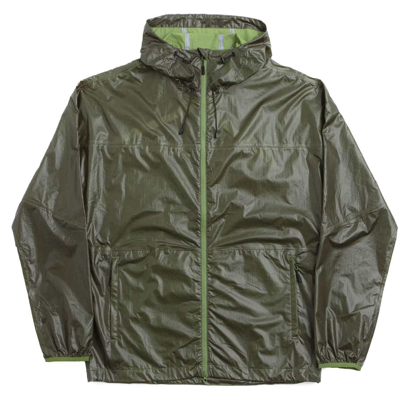 Purple Mountain Observatory Heatreactive Breeze Jacket Khaki / Lime ...