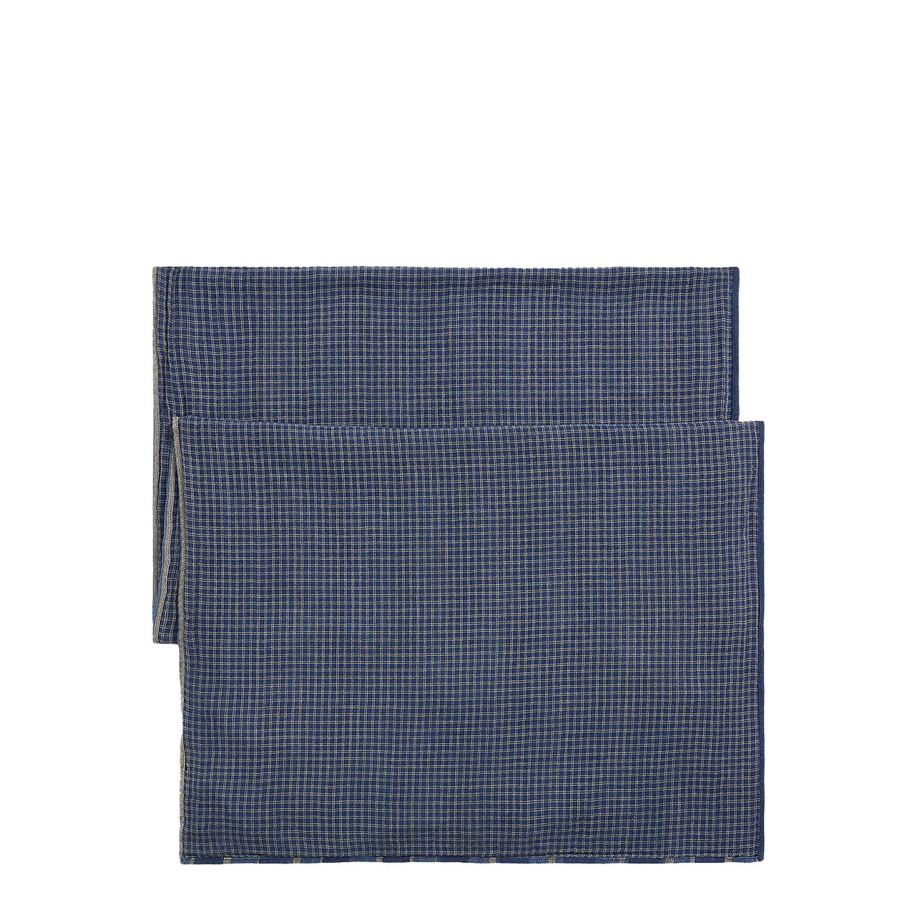 RRL By Ralph Lauren Striped Double Faced Cotton Scarf Indigo Multi ...