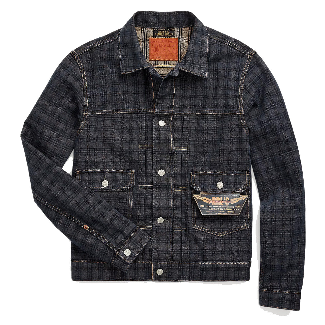 RRL by Ralph Lauren Limited-Edition Jacquard Denim Jacket Nightford ...