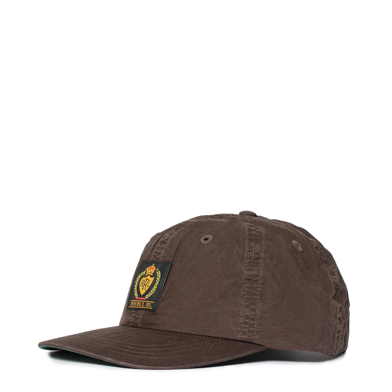 RRL by Ralph Lauren Oilcloth Ball Cap Dark Brown | Yards Store