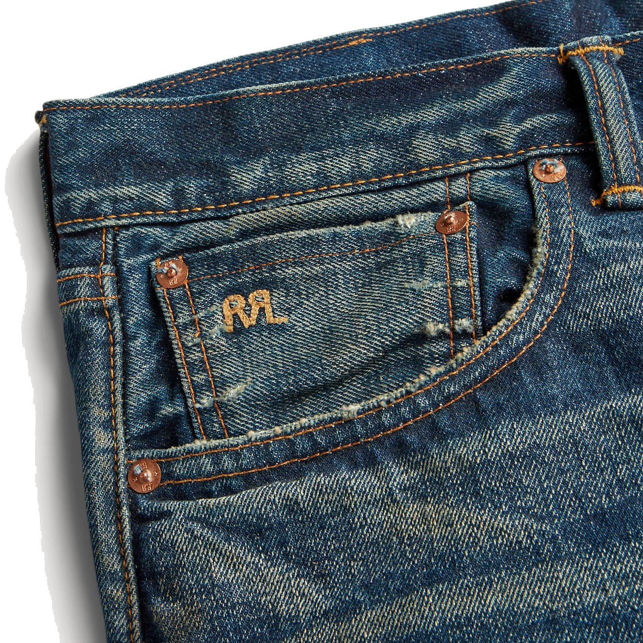 RRL by Ralph Lauren Straight Fit Hawley Selvedge Jean Hawley Wash ...