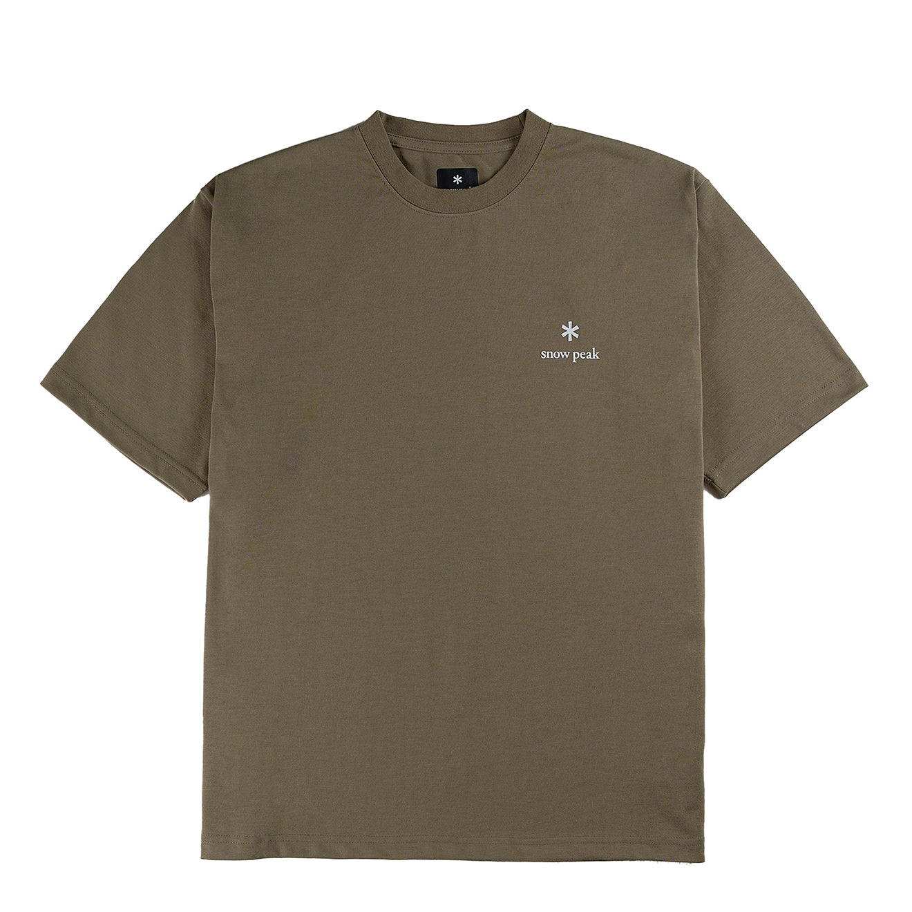 Snow Peak Logo T-Shirt Khaki | Yards Store