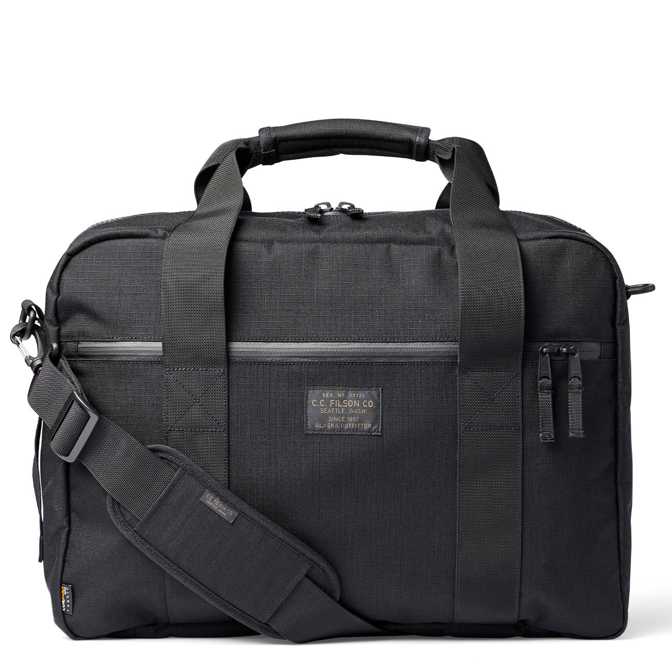 Filson Ripstop Nylon Pullman Black | Yards Store