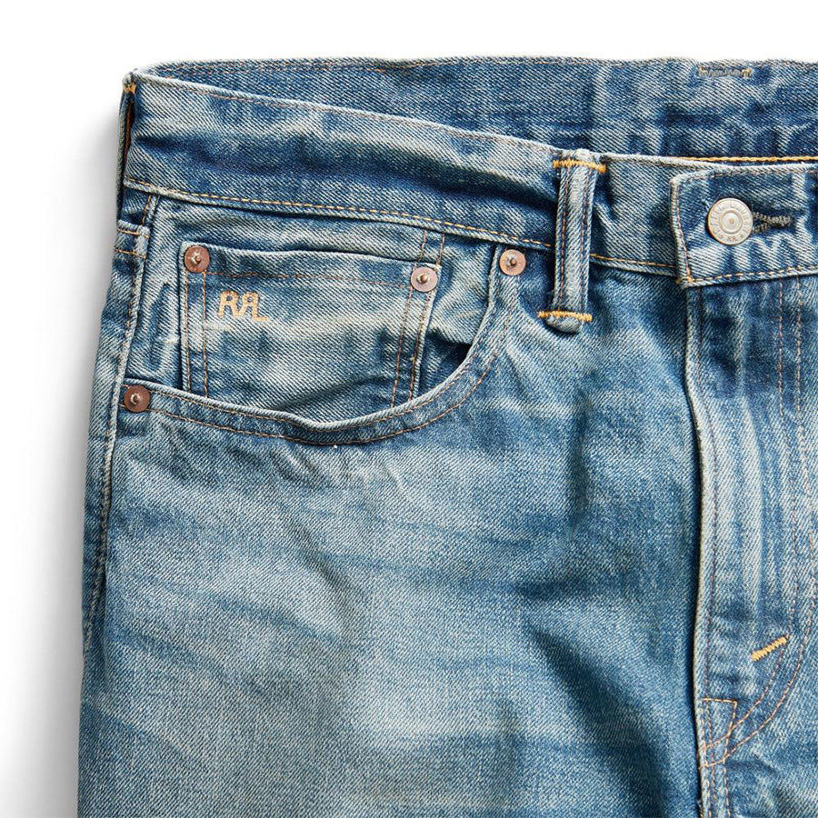 RRL by Ralph Lauren High Slim Fit Selvedge Jean Colloway Wash | Yards ...