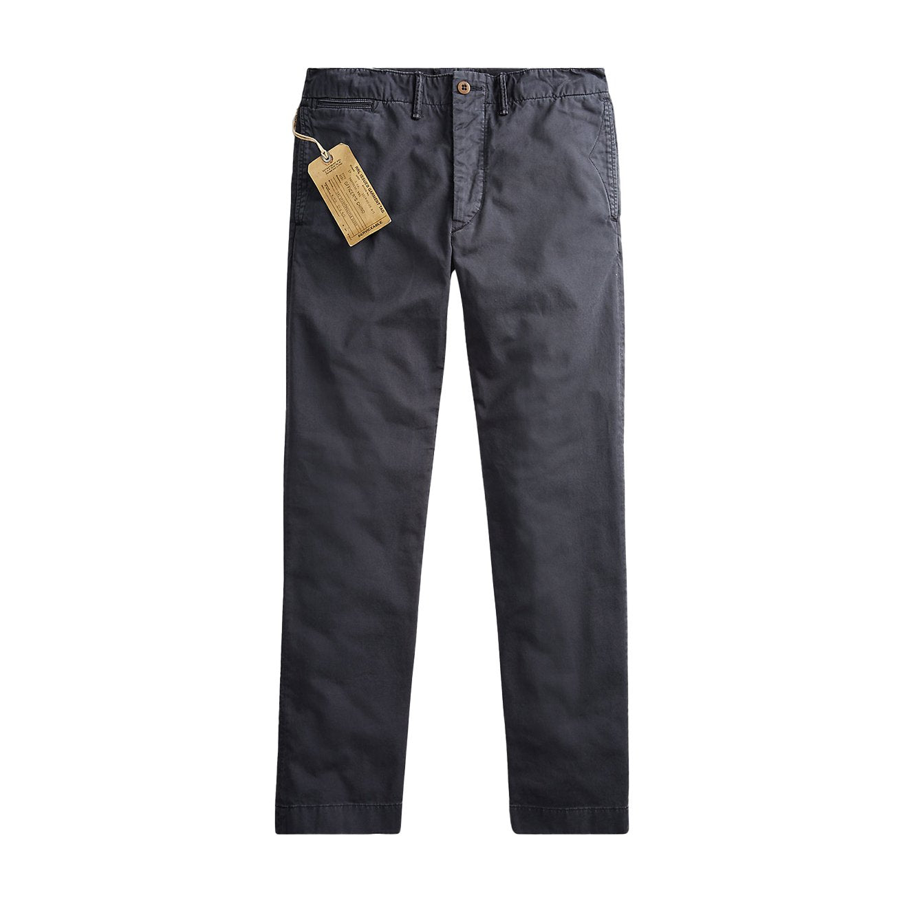 RRL by Ralph Lauren Officers Flat Front Chino Navy - Menswear | Yards ...