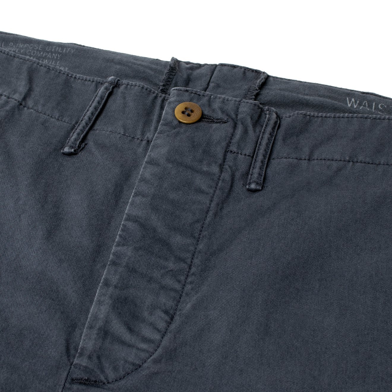 RRL by Ralph Lauren Officers Flat Front Chino Navy - Menswear | Yards ...