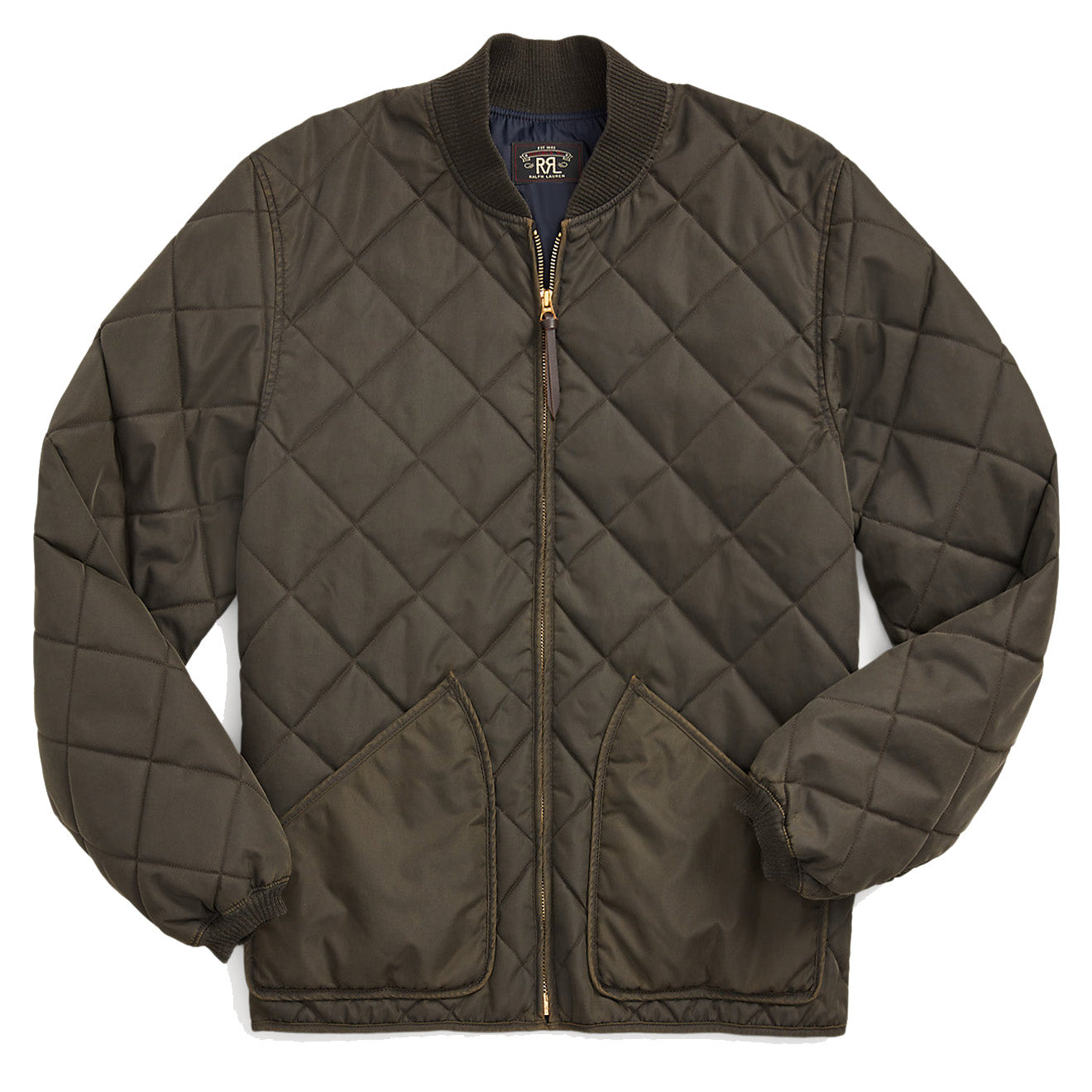 RRL by Ralph Lauren Quilted Twill Jacket Vintage Black | Yards Store